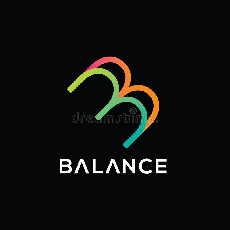 Balance Vector Logo. Balance Icon Stock Vector - Illustration of ...