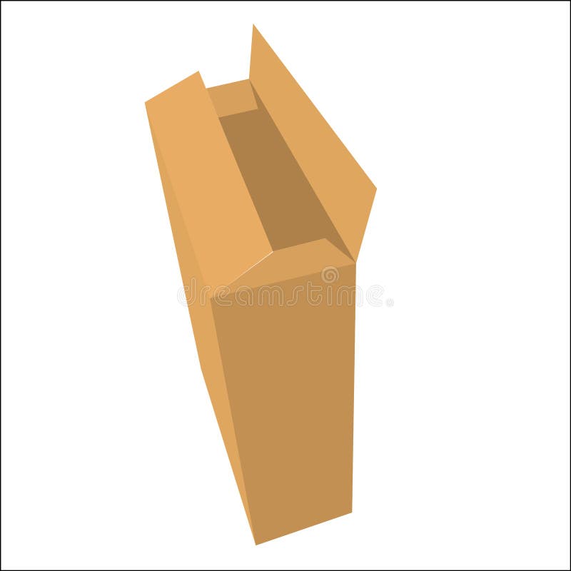 Carton Box Graphic stock illustration. Illustration of package - 197997116