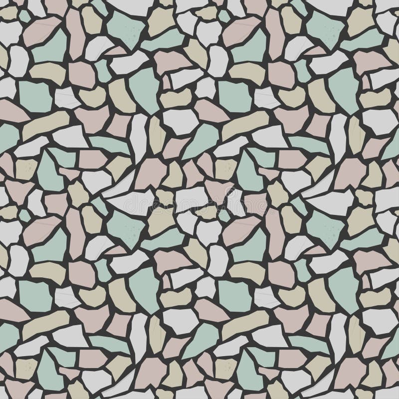 Mosaic Tile Texture. Abstract Background, Seamless Pattern Stock Vector ...