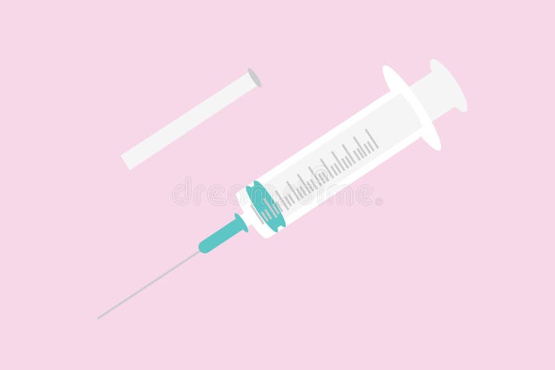 Injection Vector Illustration for Medical Nurse Stock Vector ...