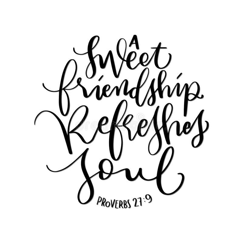 Printable Scripture Lettering on White Background Stock Vector ...