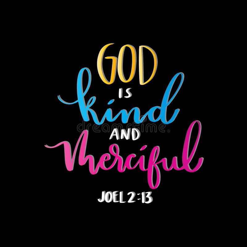 Printable Scripture Lettering on Black Background Stock Vector ...