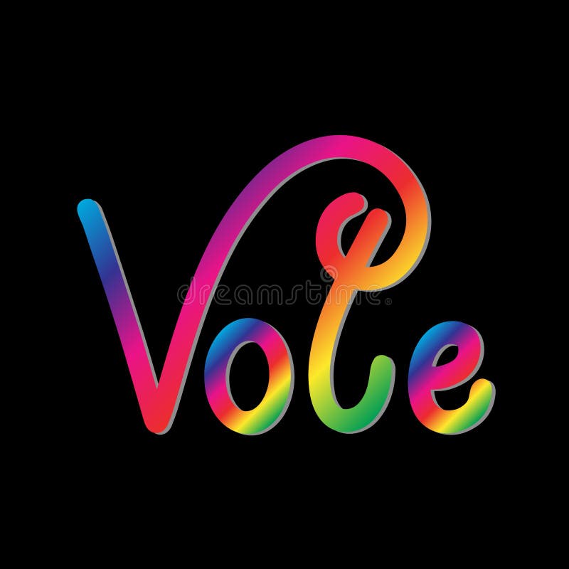 Vote Calligraphy Stock Illustrations – 429 Vote Calligraphy Stock ...