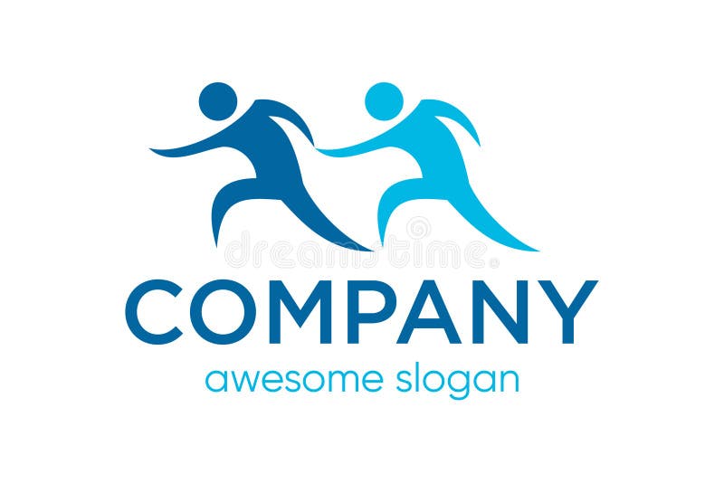 People Logo Template Ready To Use Stock Vector - Illustration of ...