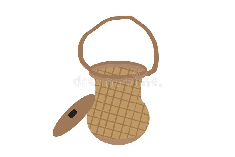 Illustration of a Fish Container Stock Vector - Illustration of action ...