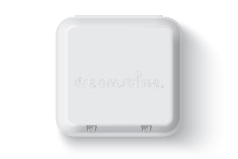 Square Tray Mock Up Vector Template Stock Vector - Illustration of pack ...