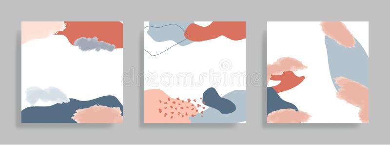 Modern and Simple Abstract Banner Composition Stock Vector ...
