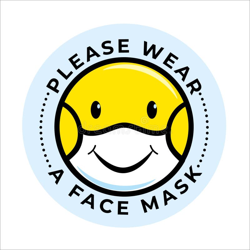 Wear Face Mask Logo Stock Illustrations – 2,505 Wear Face Mask Logo ...