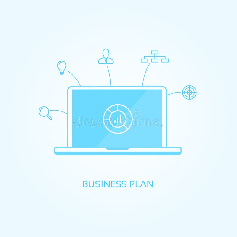 Business Plan Icons stock vector. Illustration of sketch - 199008955