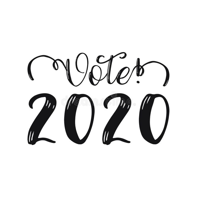 Vote Calligraphy Stock Illustrations – 500 Vote Calligraphy Stock ...