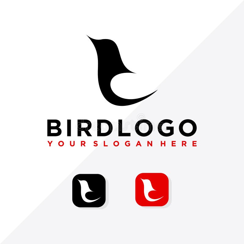 Bird logo with app icon stock vector. Illustration of abstract - 199135038
