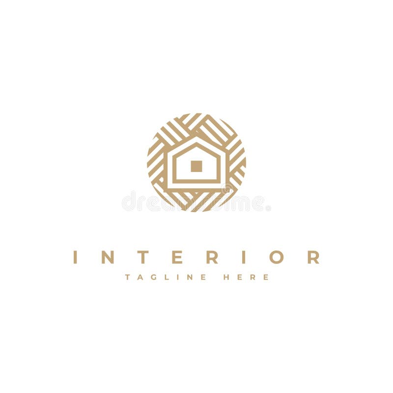 Interior Logo Design Illustration.House and Furniture Symbol Vector ...