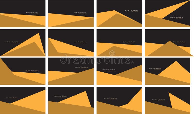 Abstract Yellow Grey with Simple Text on Blank Space Collection ...