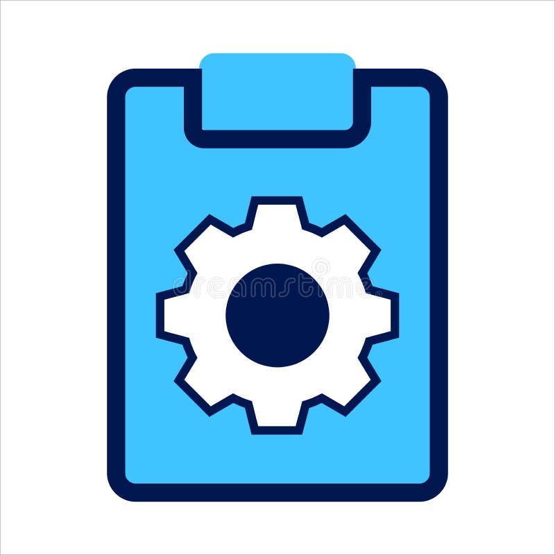 Setting Icon. Setting with Task Symbol. Concept of Task Management ...