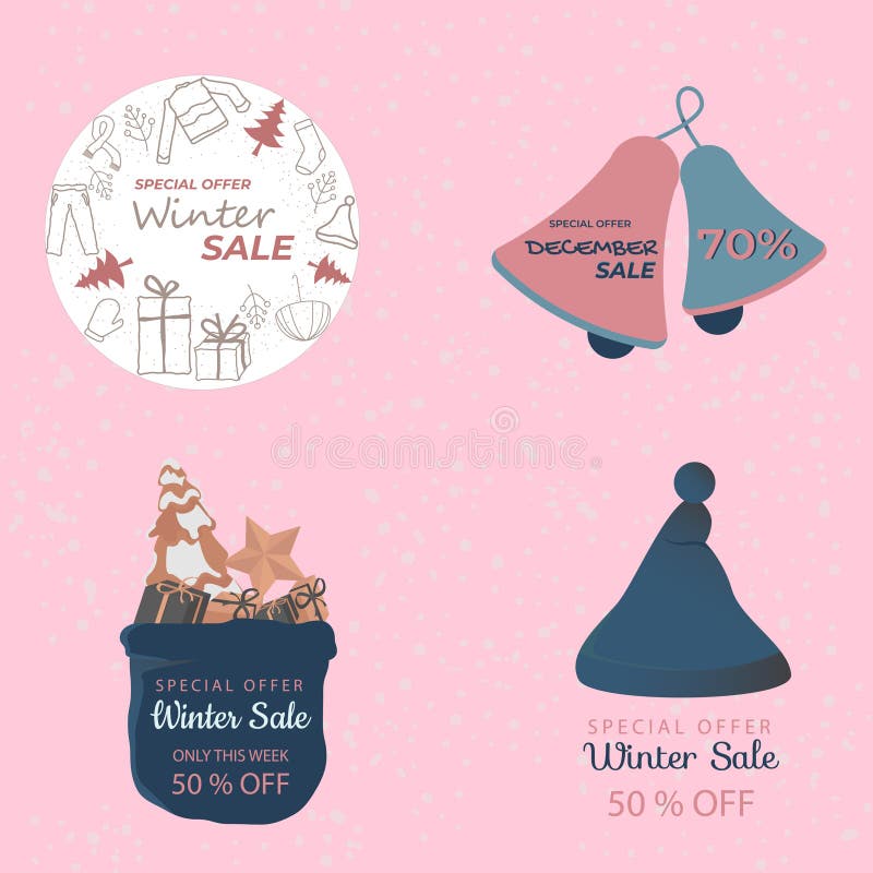 Illustration Graphic of Badge Special Offer Winter Sale Stock Vector ...