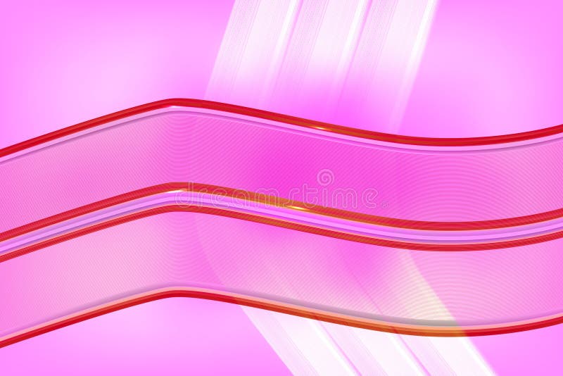 Abstract Background with Wave Lines and Pink Color Stock Vector ...