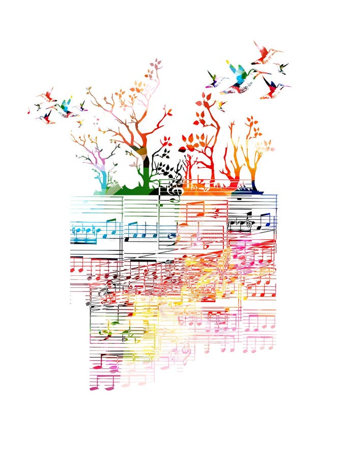 Music Note Hummingbird Stock Illustrations – 34 Music Note Hummingbird ...