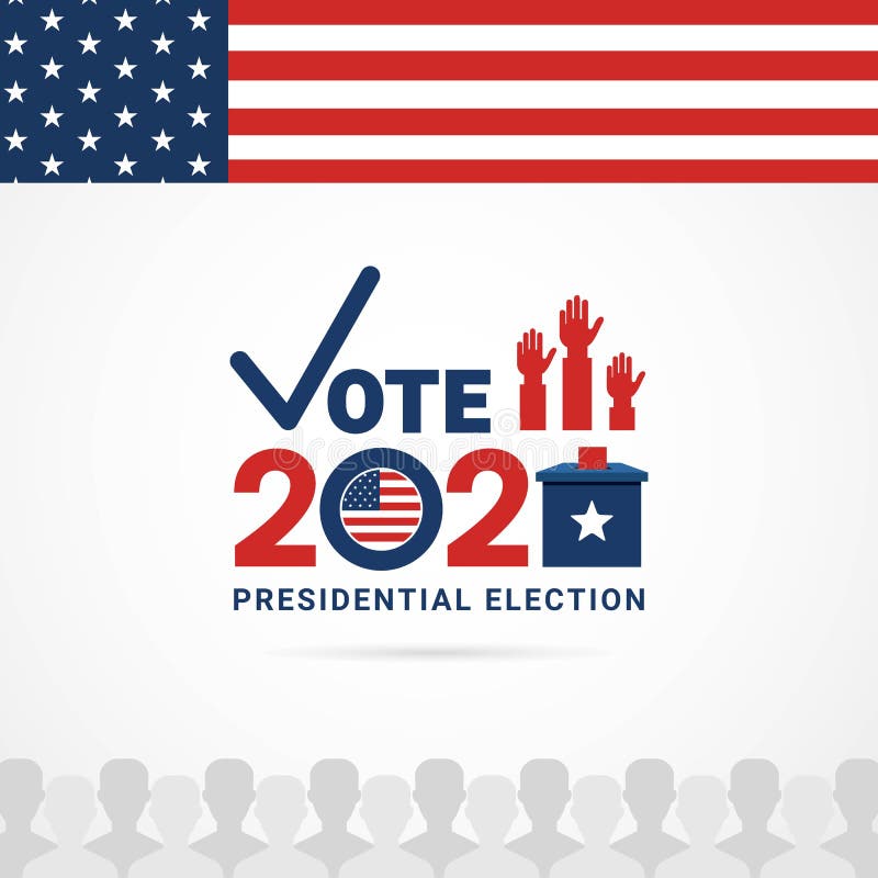 Presidential Election Day 2020 United States of America Stock Vector ...