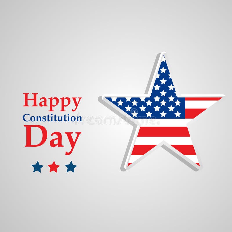 USA Constitution Day stock vector. Illustration of print - 200081170