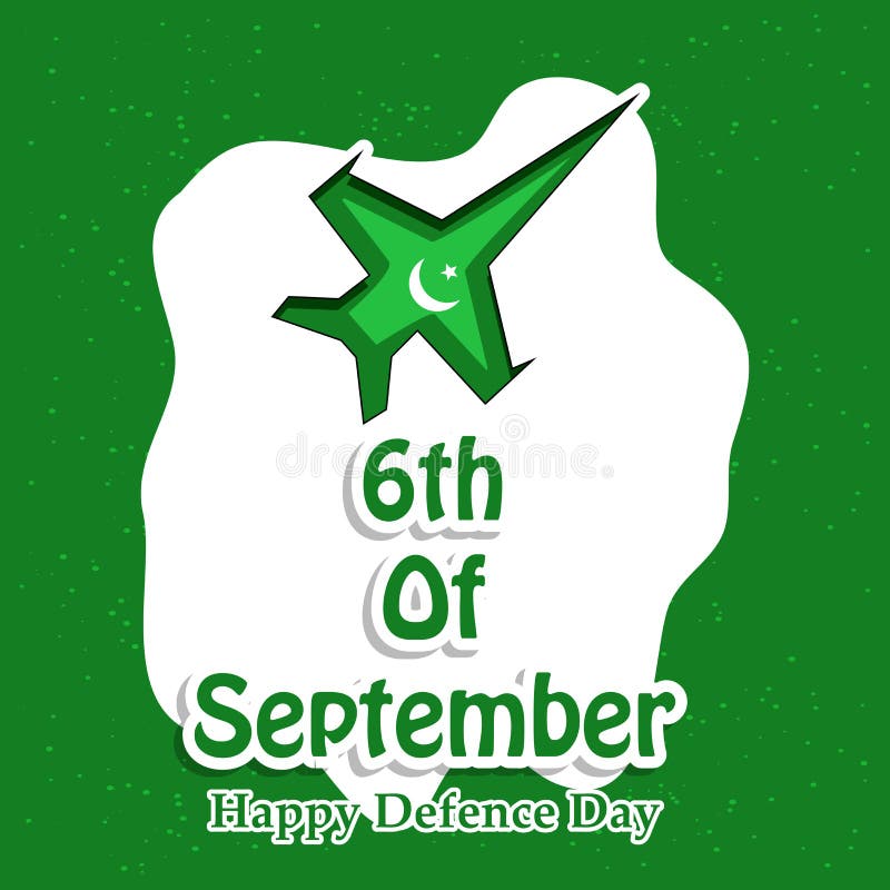 Pakistan Defence Day stock vector. Illustration of flags - 200081385