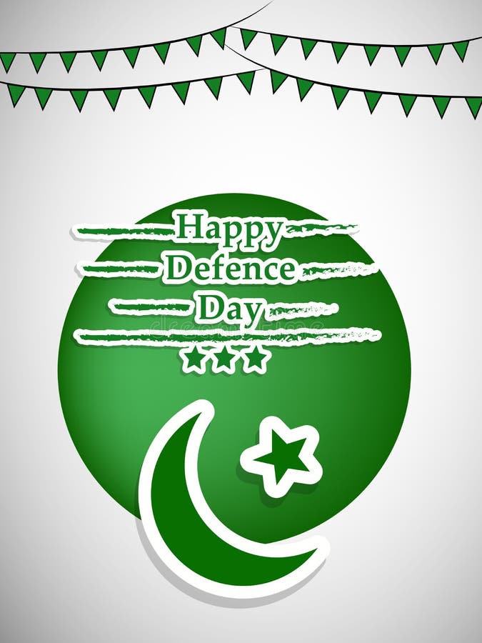 Pakistan Defence Day stock vector. Illustration of banner - 200081649