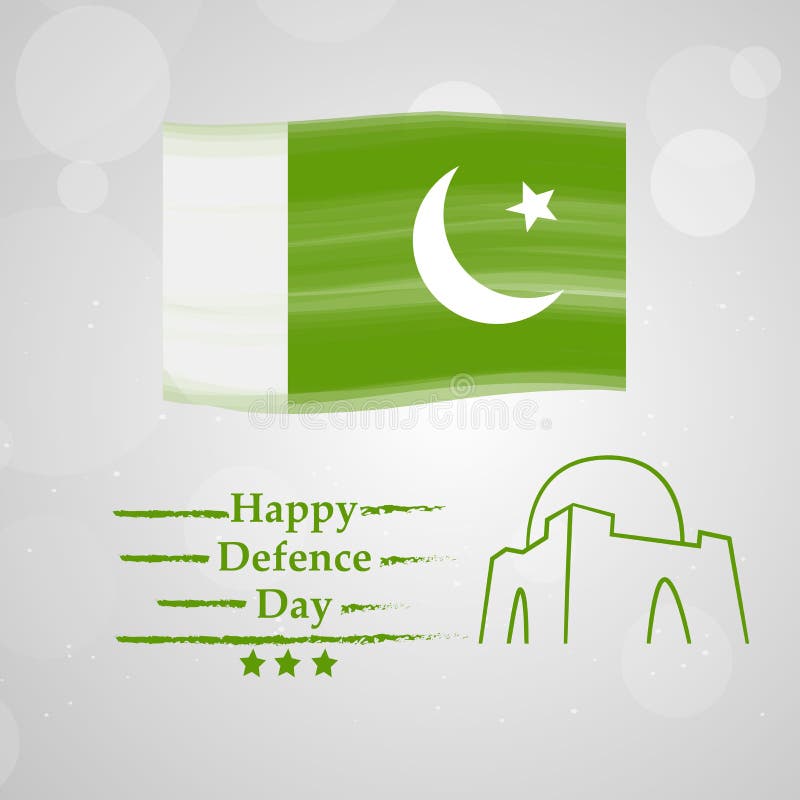 Pakistan Defence Day stock vector. Illustration of miscellaneous ...