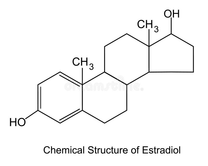 Chemical Structure of Ergosterol. Stock Vector - Illustration of print ...