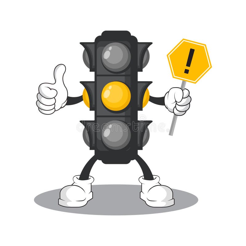 Go Traffic Light Cartoon Mascot Collection Stock Vector - Illustration ...
