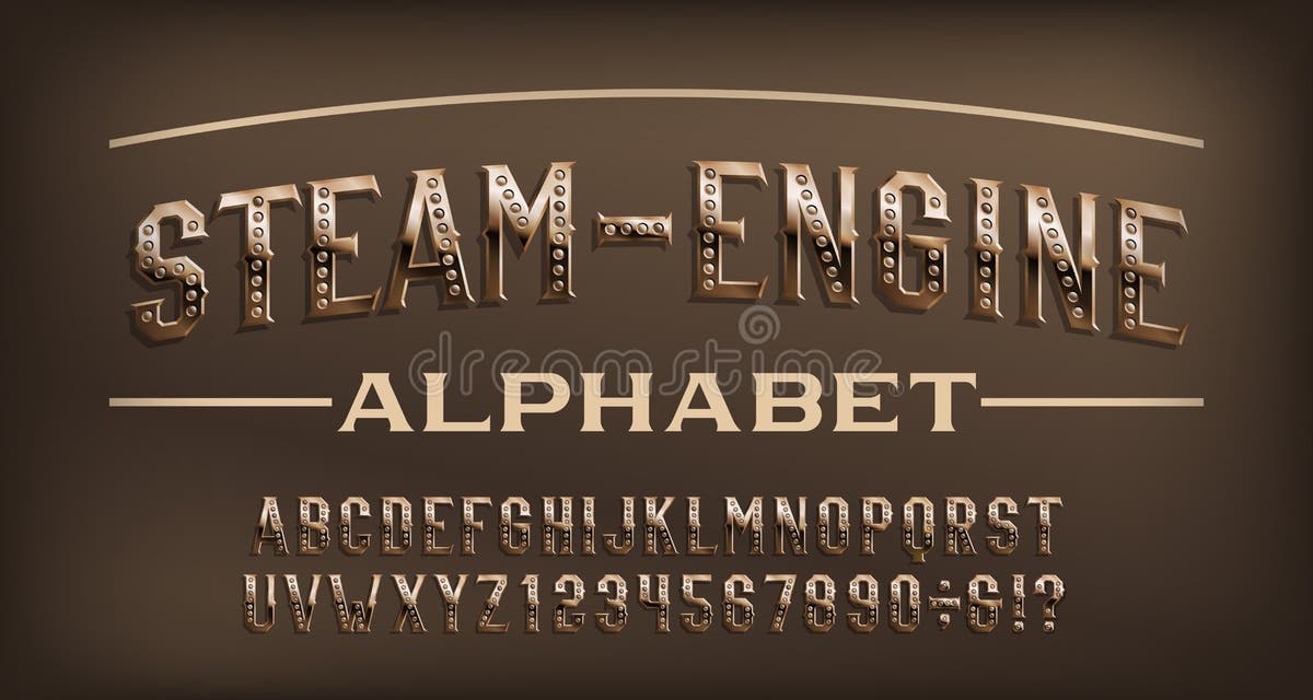 Steam Font Stock Illustrations – 3,864 Steam Font Stock Illustrations ...