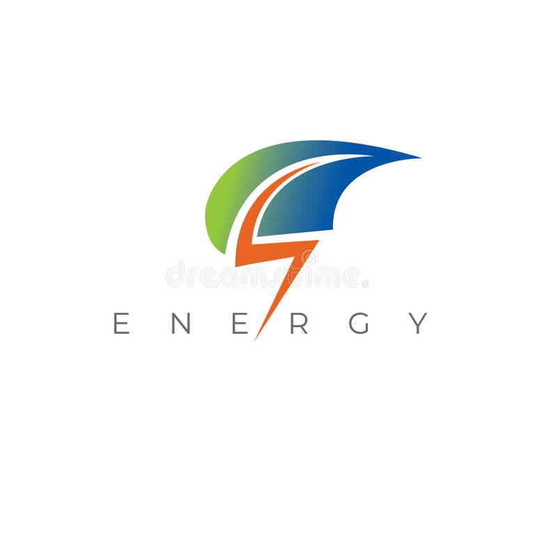 Energy Vector Logo. Energy Emblem Stock Vector - Illustration of ...