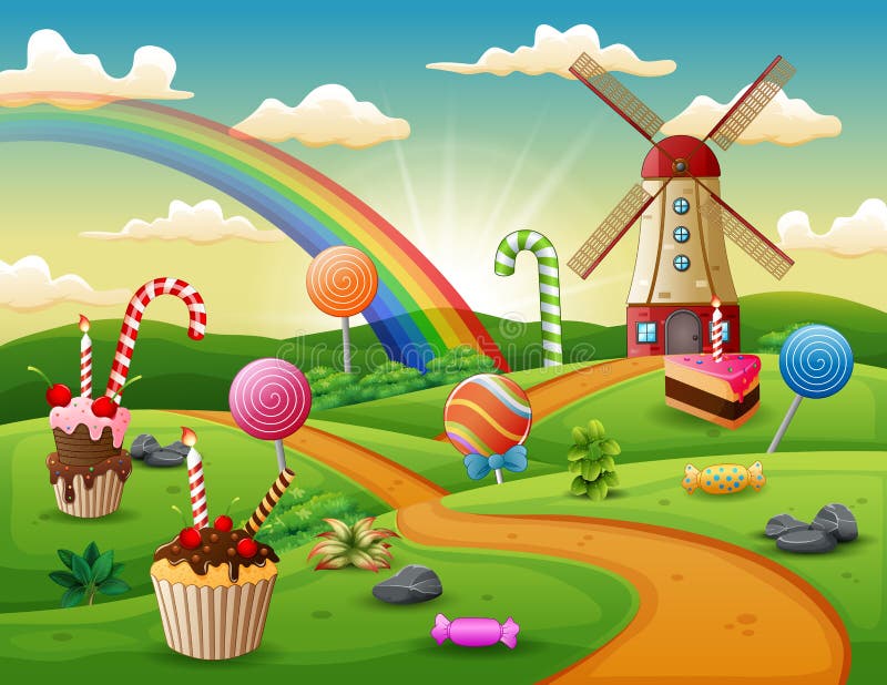 Rainbow Land Wallpaper