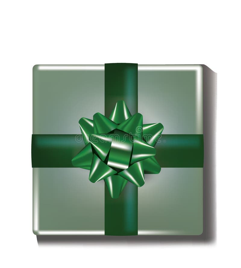 Present top view stock vector. Illustration of decor - 202045976