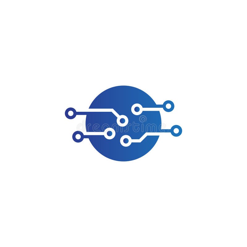 Technology - Vector Logo Template for Corporate Identity. Abstract Chip ...