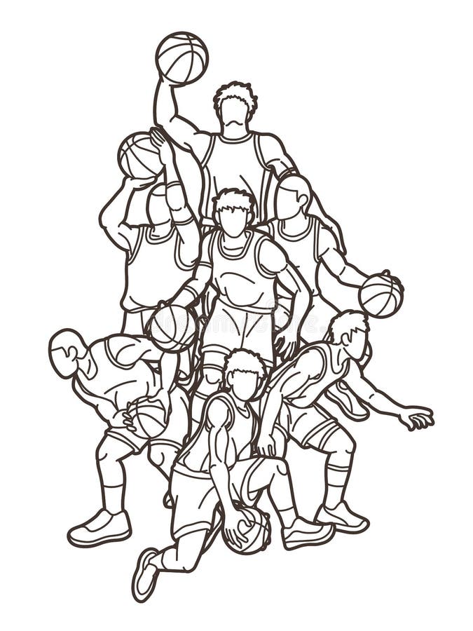 Basketball Player Drawing