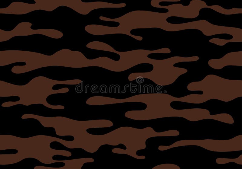 Military Brown Camouflage Pattern Background Stock Vector ...