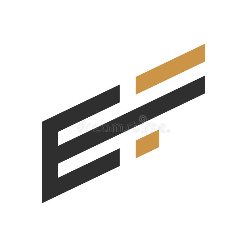 Initial Letter Ef Logo or Fe Logo Vector Design Template Stock ...
