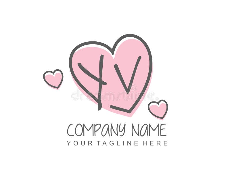 YV Signature Logo Template Vector Stock Vector - Illustration of gold ...