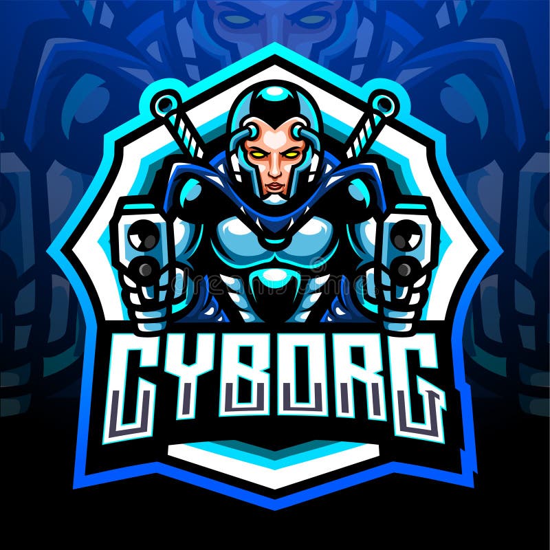 Cyborg Mascot. Esport Logo Design Stock Vector - Illustration of esport ...