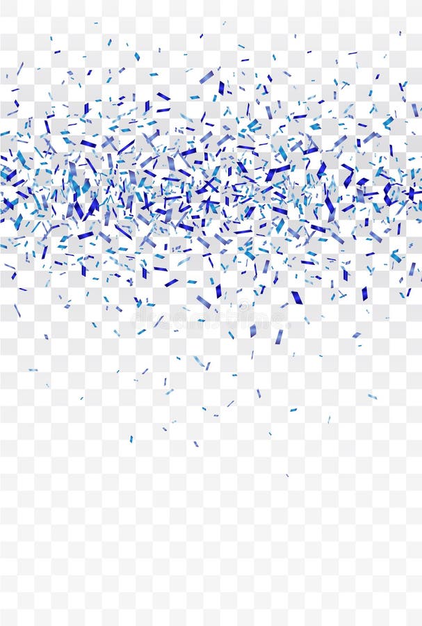 Red and Blue Confetti , Isolated on Transparent Background Stock Vector ...