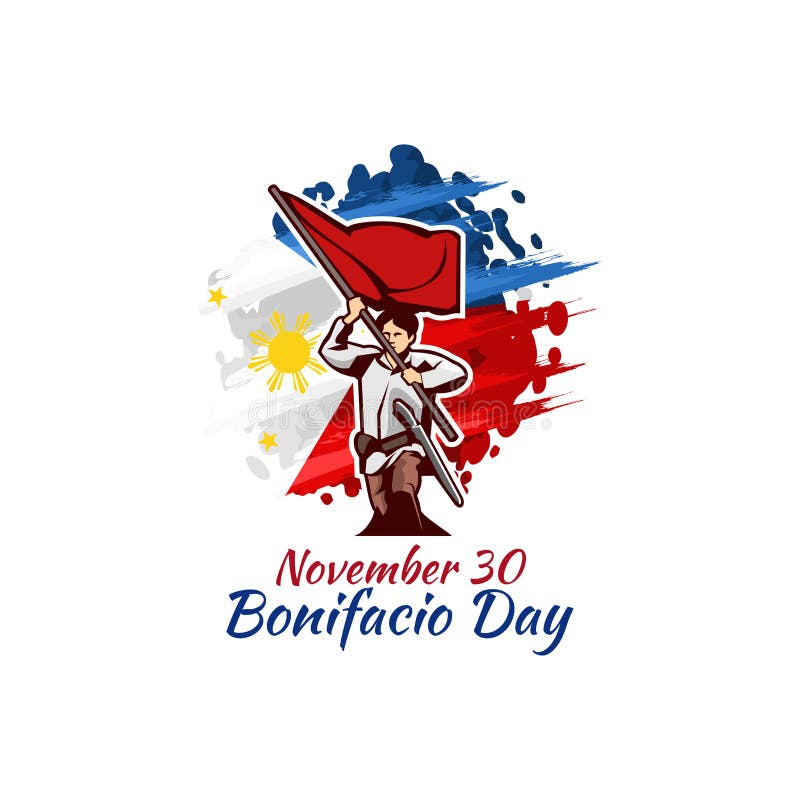 November 30, Happy Bonifacio Day Vector Illustration Stock Vector ...