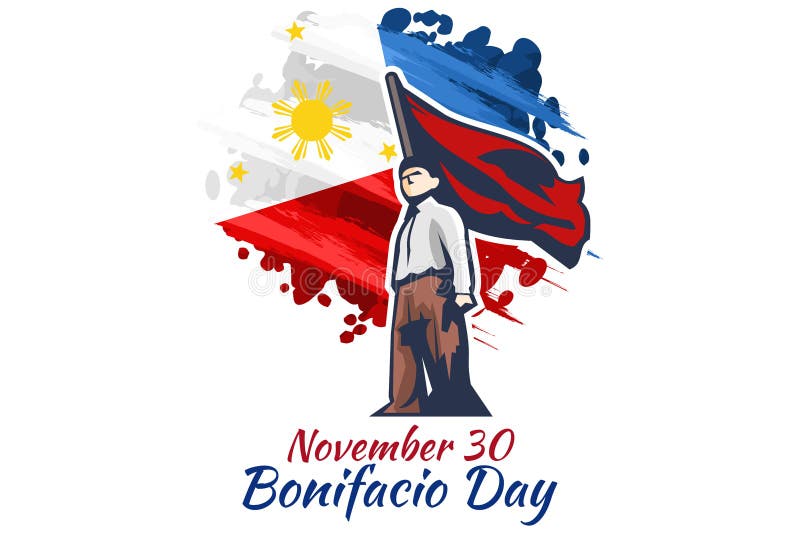 November 30, Happy Bonifacio Day Vector Illustration Stock Vector ...