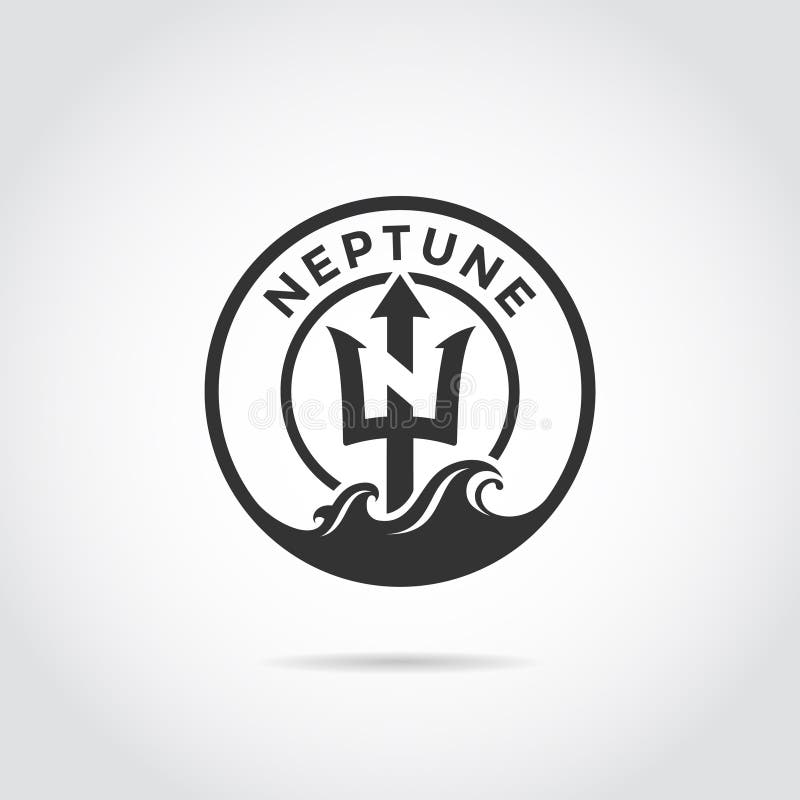 Neptune Template Logo Design. Circle Shape Stock Vector - Illustration ...