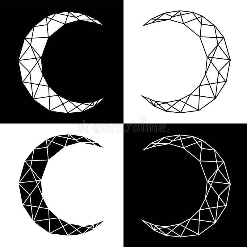 Polygonal Moon Stock Illustrations – 1,065 Polygonal Moon Stock ...