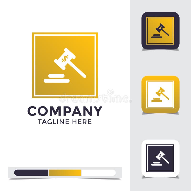 Logo Vector Design of Abstract Legal Stock Vector - Illustration of ...