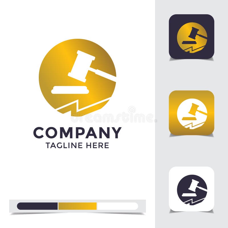Logo Vector Design of Abstract Legal Stock Vector - Illustration of ...