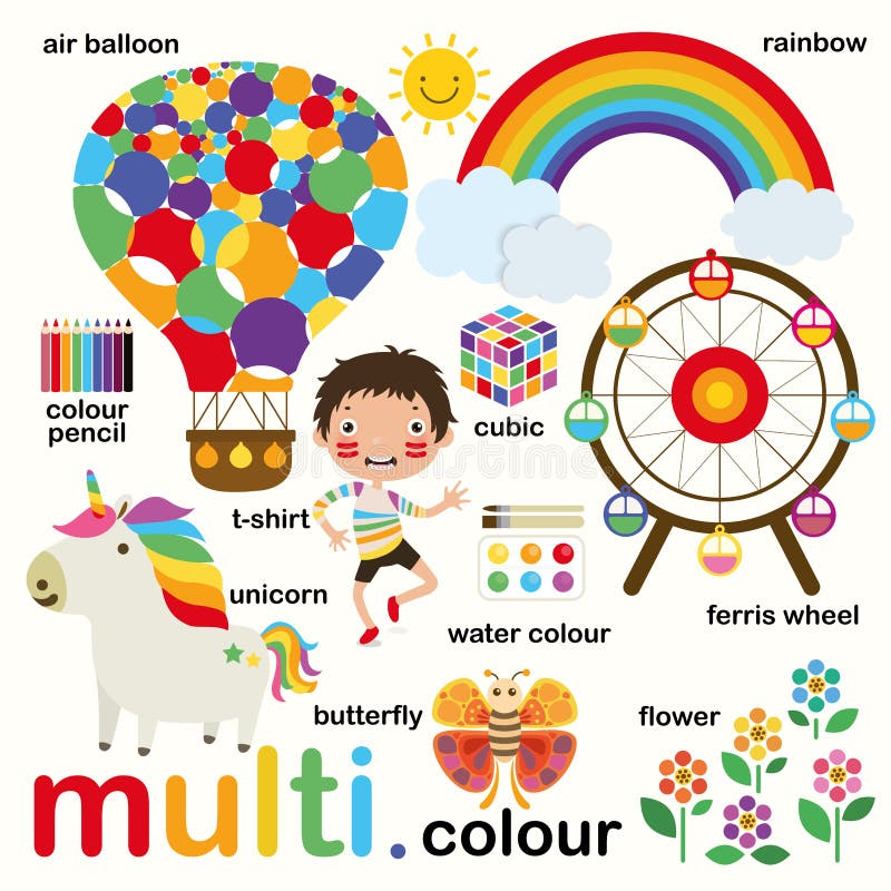 Learn Primary Colors Purple Stock Illustrations – 58 Learn Primary ...