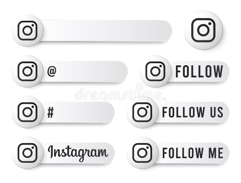 Instagram Black Button