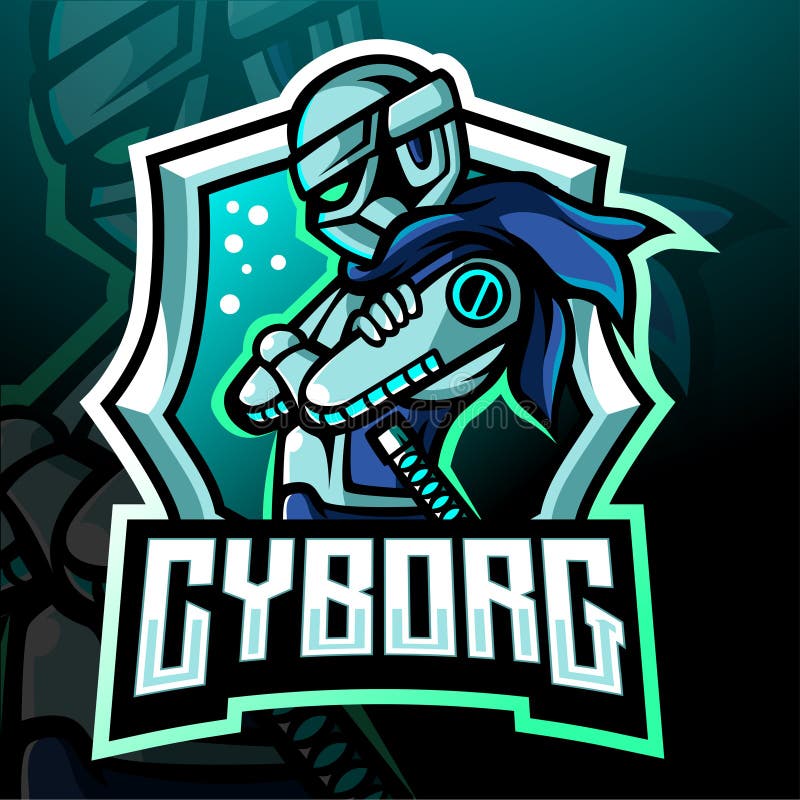 Cyborg Mascot. Esport Logo Design Stock Vector - Illustration of ...