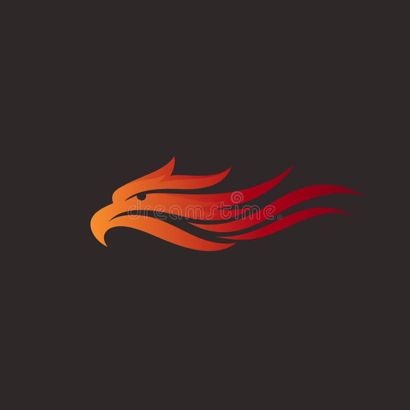 Fire Eagle Logo Design Illustration, Eagle Comet Logos Stock Vector ...
