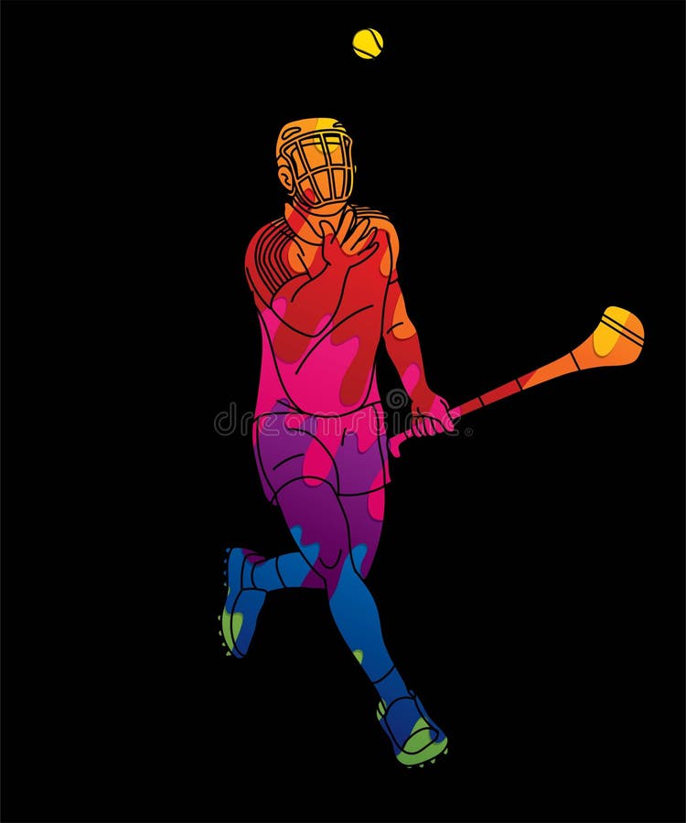 Hurley Hurling Stock Illustrations – 317 Hurley Hurling Stock ...